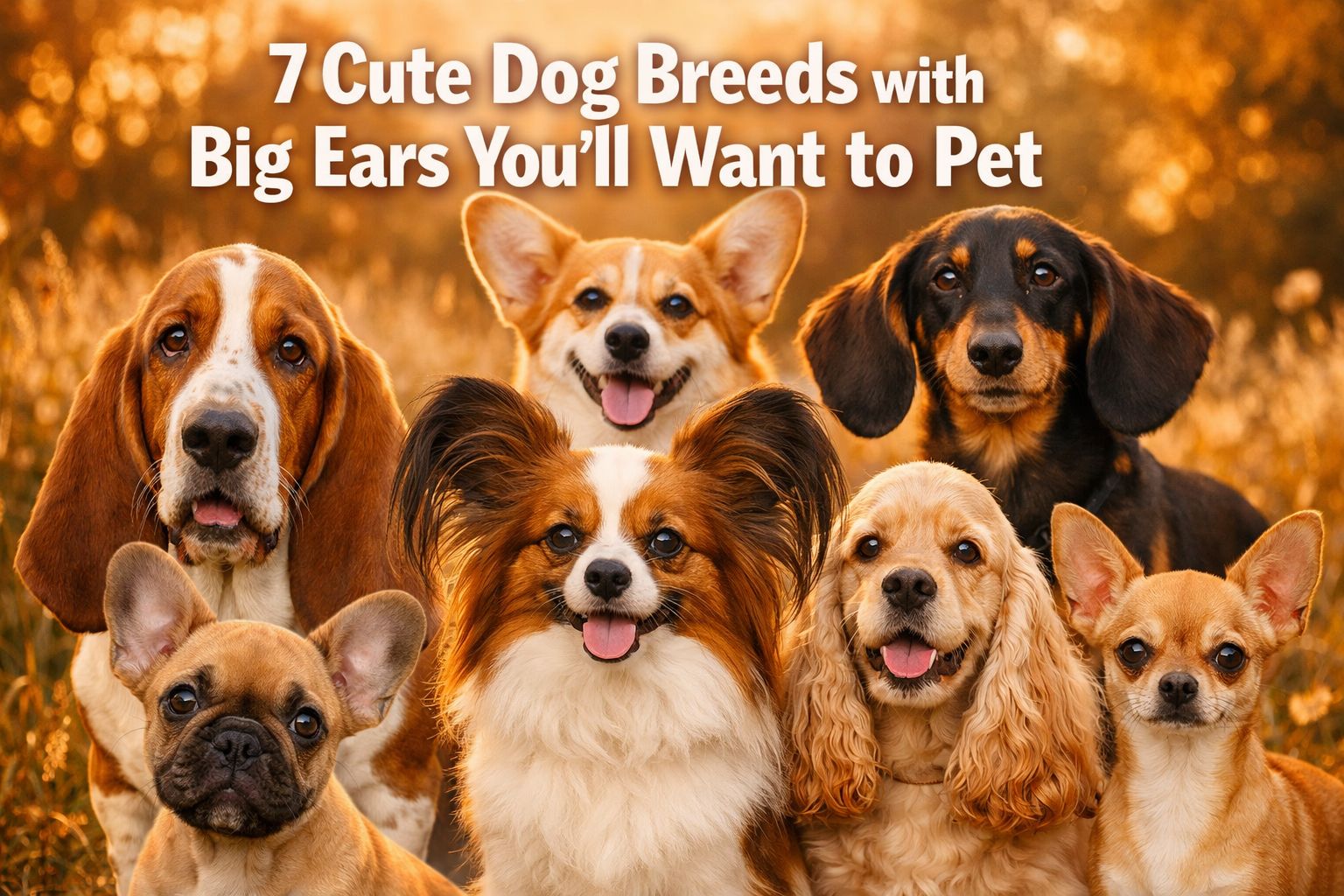 7 Cute Dog Breeds with Big Ears You'll Love